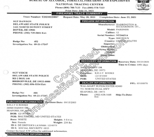 Report of the Department of Justice on March 25, 2021 Use of Force by ...